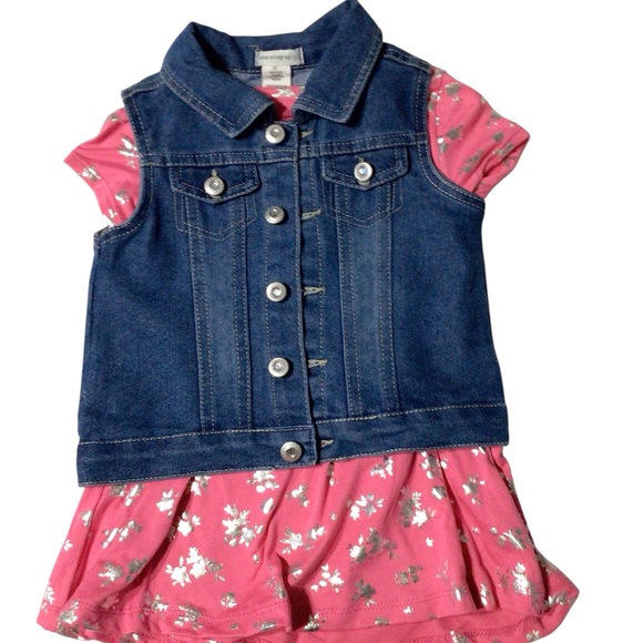One Step Ahead | Jackets & Coats | One Step Ahead Blue Denim Vest With ...